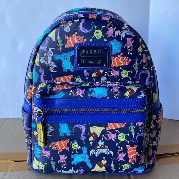 Loungefly | Bags | New Loungefly Disney Pixar Monsters Inc Backpack All ...